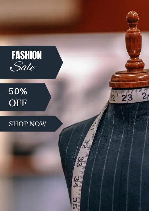 Discount Fashion Template | PosterMyWall