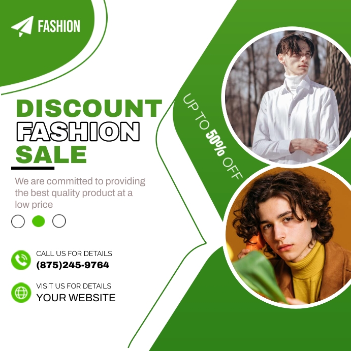 Discount Fashion Template | PosterMyWall