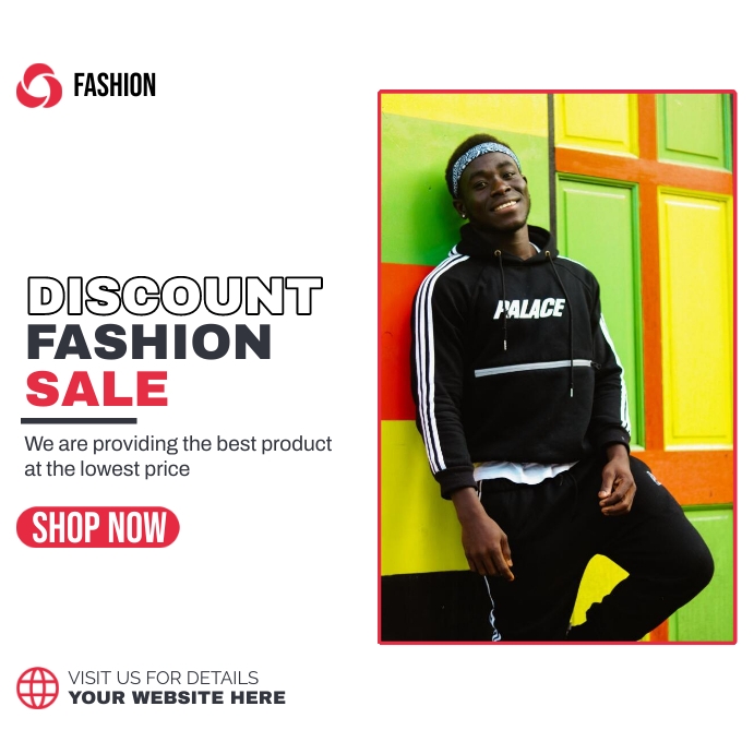 Discount Fashion Sale Template | PosterMyWall