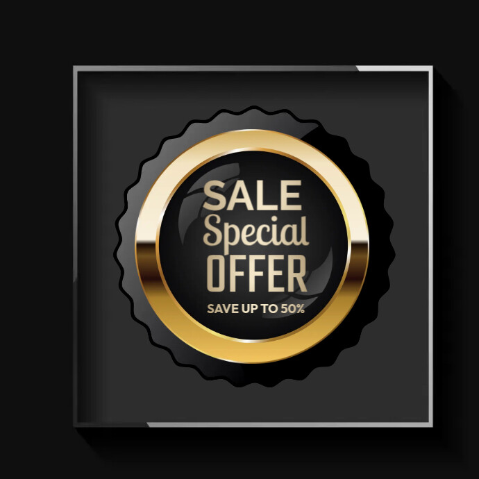 Discount Label Template | PosterMyWall