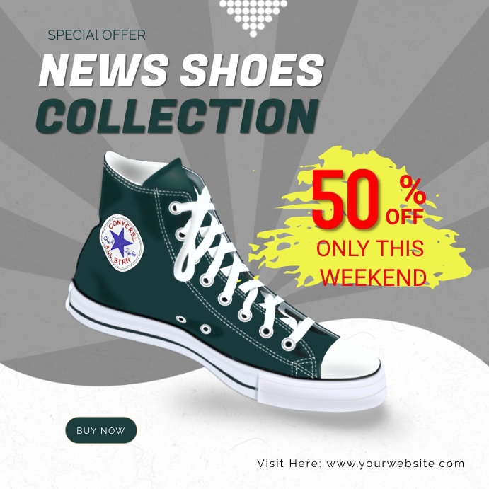 Discount sale offer shoes Template | PosterMyWall