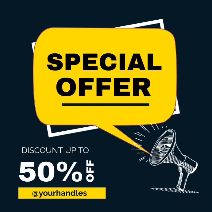 Discount Sales Template | PosterMyWall