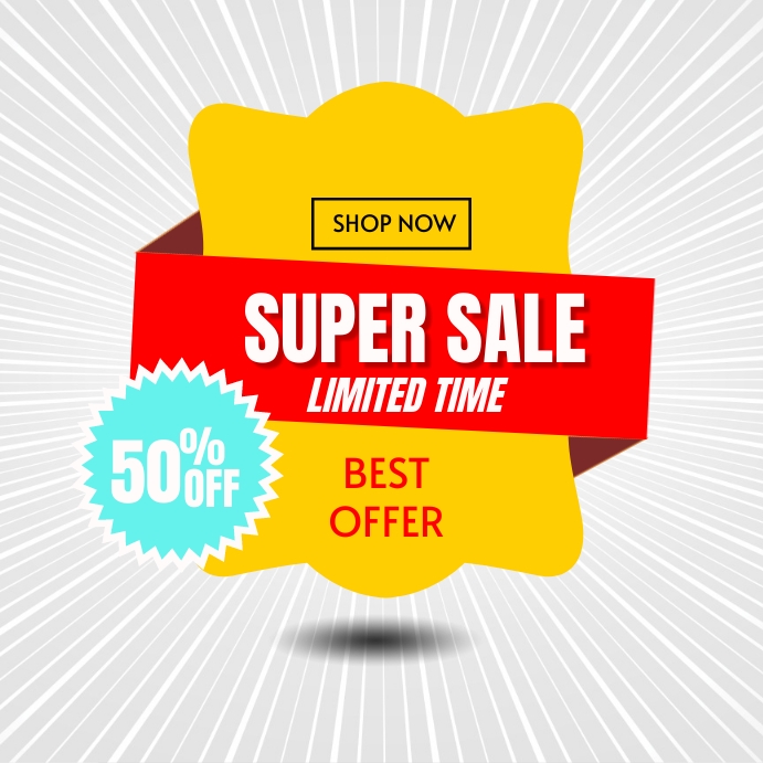 Discount Sales Template | PosterMyWall
