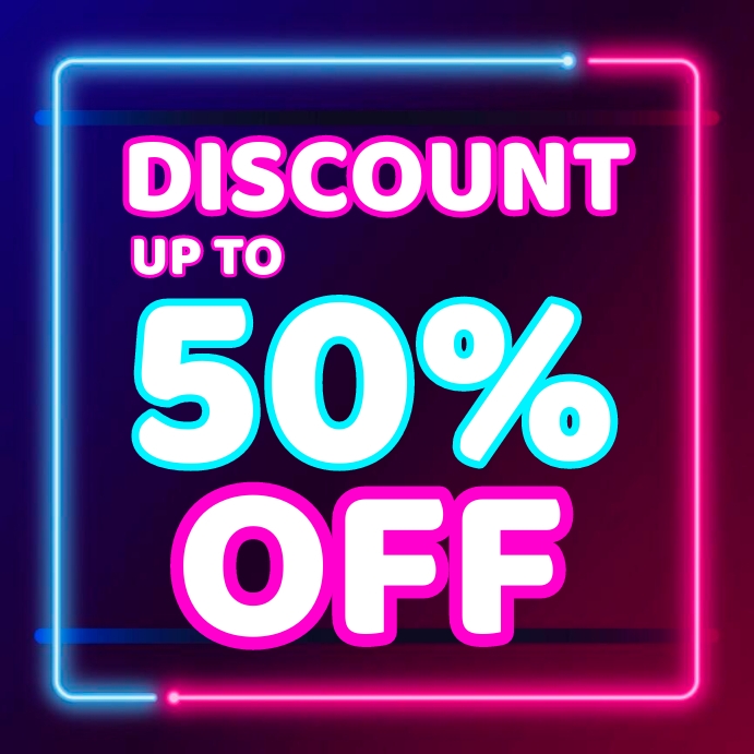 Copy of DISCOUNT UP TO 50% OFF | PosterMyWall