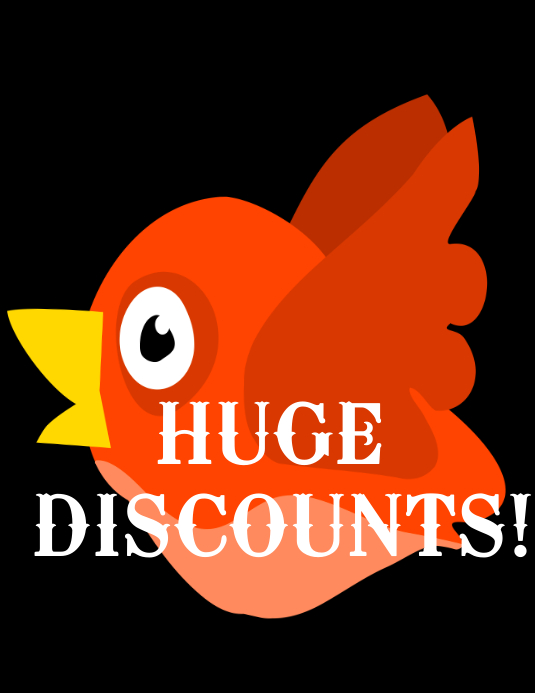 Discounts poster Template | PosterMyWall