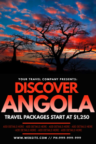 Discover Angola Poster Template | PosterMyWall