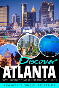Discover Atlanta Video Poster Template | PosterMyWall