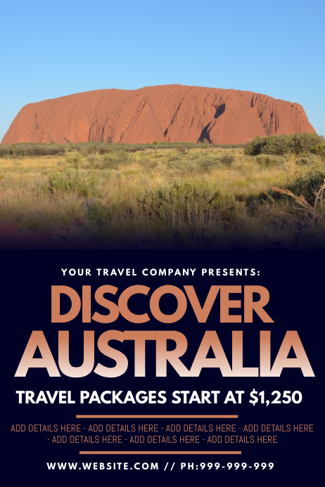 Copy of Discover Australia Poster | PosterMyWall