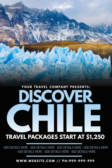 Copy of Discover Chile Poster | PosterMyWall