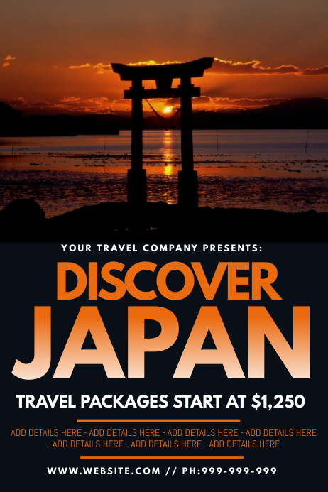 Copy of Discover Japan Poster | PosterMyWall