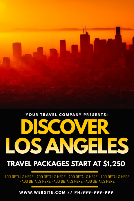 Copy of Discover Los Angeles Poster | PosterMyWall