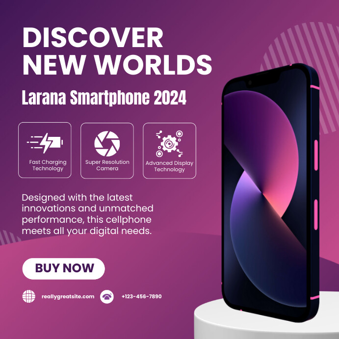 Plantilla de Discover New Worlds | PosterMyWall