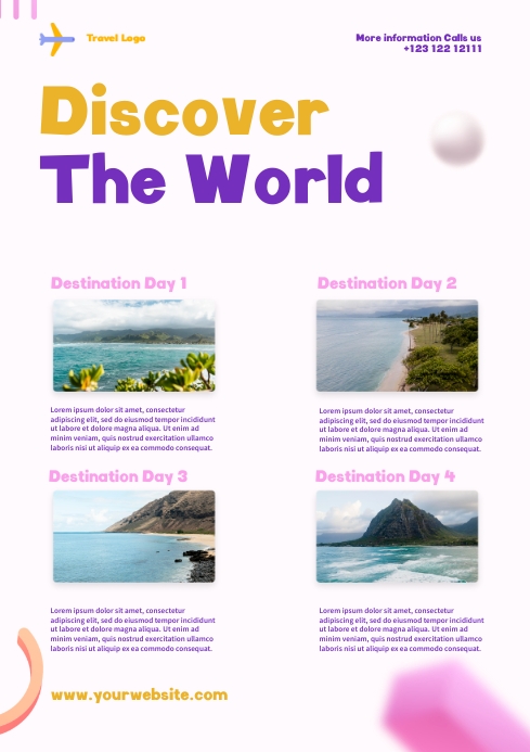 Discover The World Template | PosterMyWall