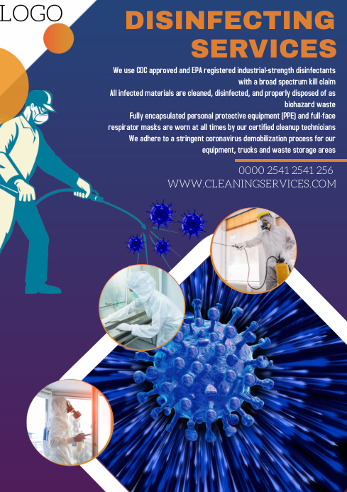 Copy of DISINFECTING SERVICES | PosterMyWall