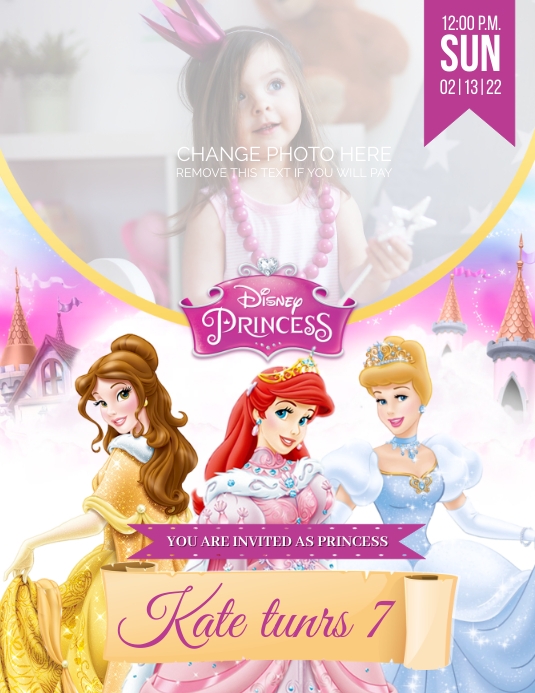 Disney Princess 2 Template | PosterMyWall