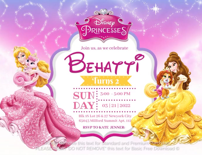 Da Princesa Da Disney Modelo | PosterMyWall