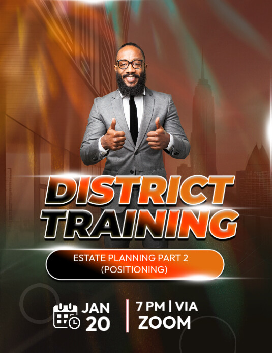 Plantilla de District Training | PosterMyWall