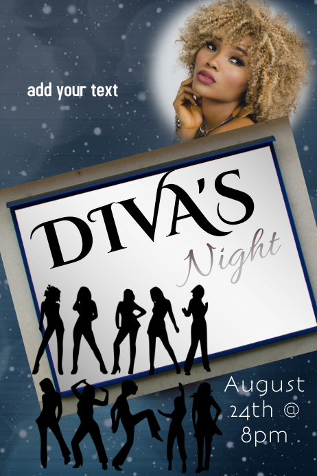 Diva's Party Flyer Template | PosterMyWall