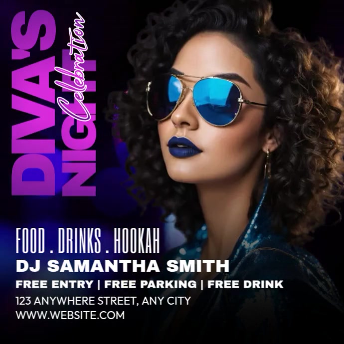 Divas Night Celebration Template | PosterMyWall