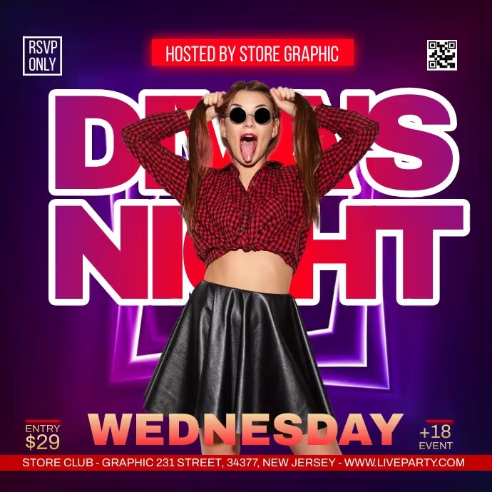 Copy of Divas Night | PosterMyWall