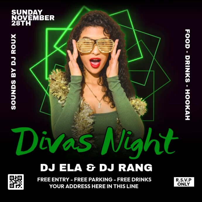 Copy of Divas Night | PosterMyWall