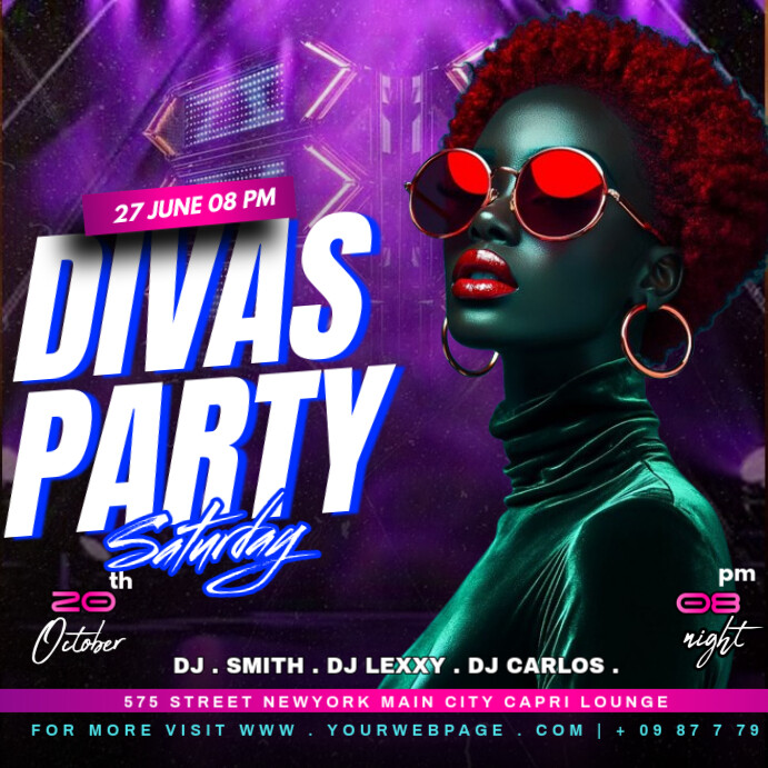 divas night Template | PosterMyWall