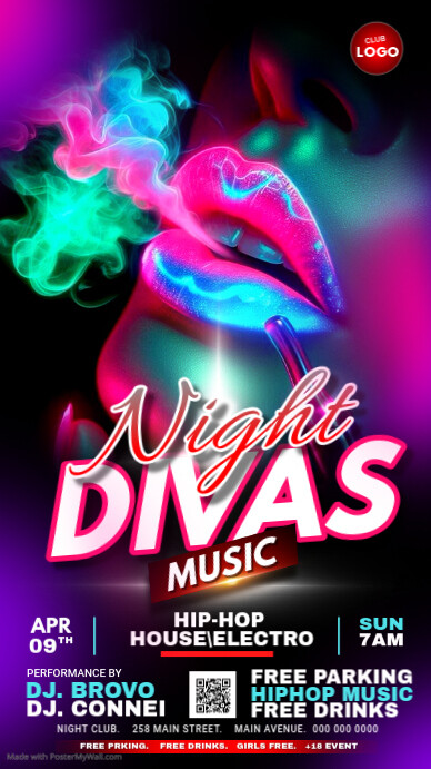 Copy of DIVAS NIGHT PARTY | PosterMyWall