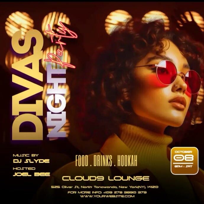 Divas Night Party Template | PosterMyWall