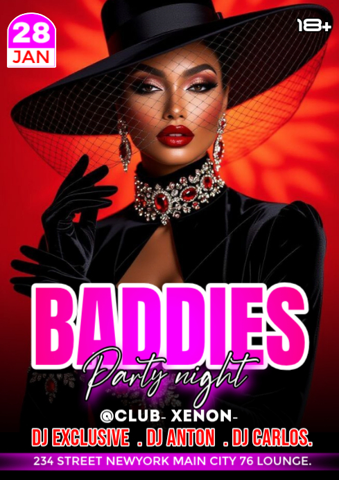 Plantilla de divas night party posters | PosterMyWall
