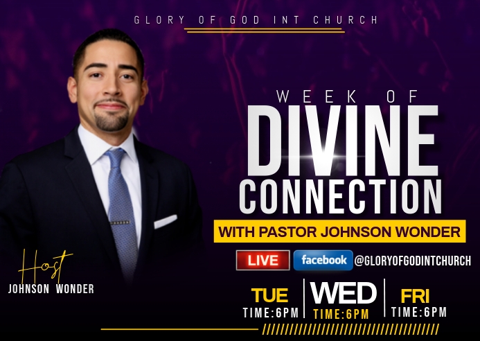 DIVINE CONNECTION FLYER Template | PosterMyWall