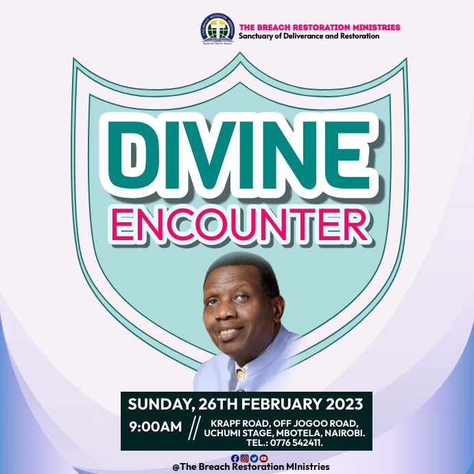 divine encounter sunday Template | PosterMyWall