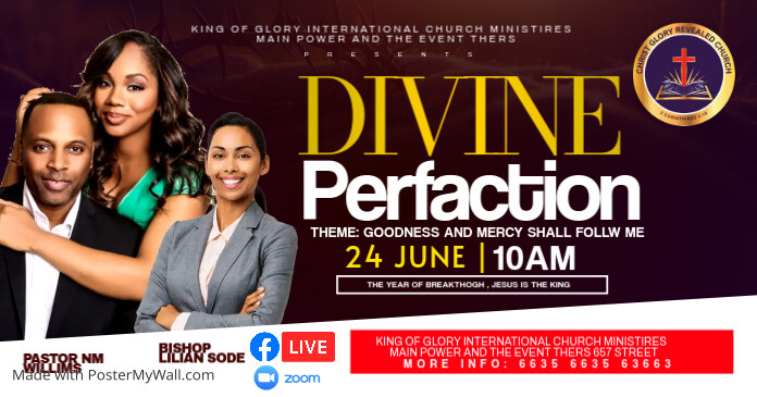 Copy of Divine perfection | PosterMyWall