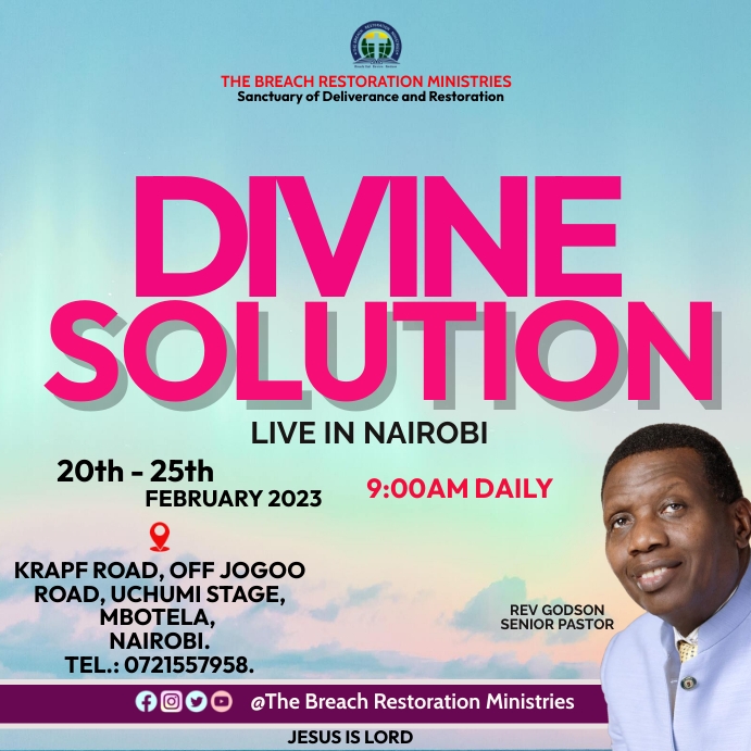 Divine Solution Templat | PosterMyWall