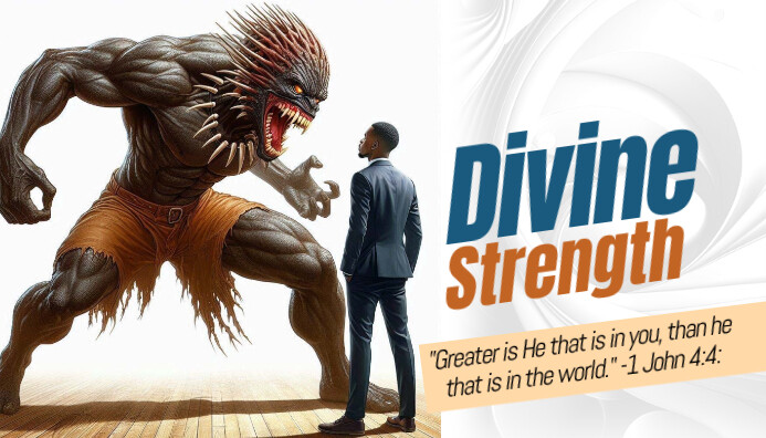 Divine strength Template | PosterMyWall