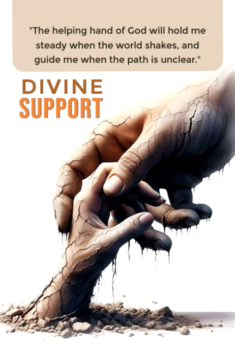 Plantilla de Divine support | PosterMyWall