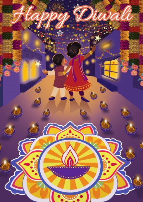 Diwali 20 Template | PosterMyWall