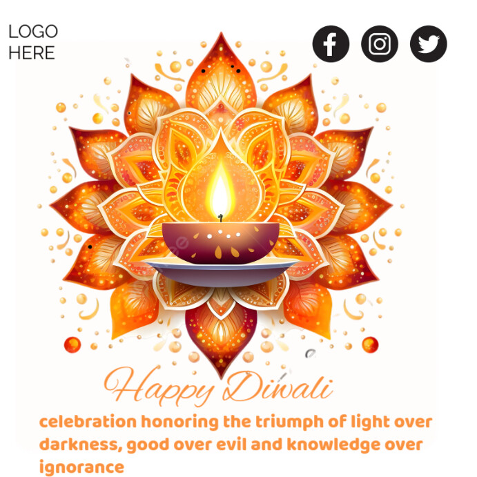 Diwali Template | PosterMyWall