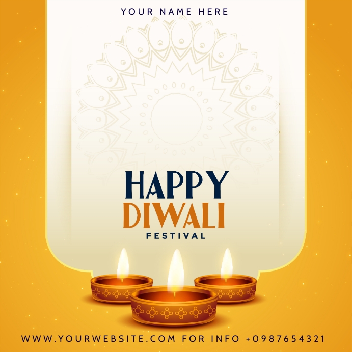 Diwali Template | PosterMyWall