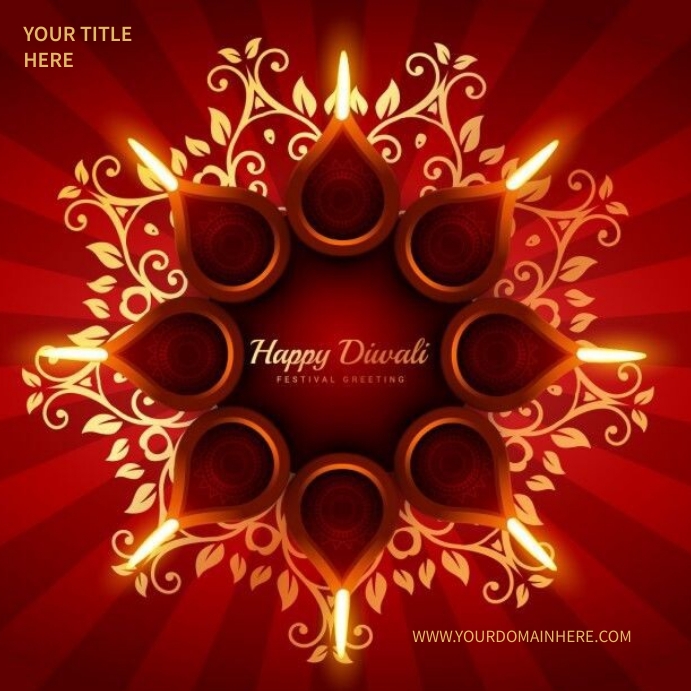 Diwali Template | PosterMyWall