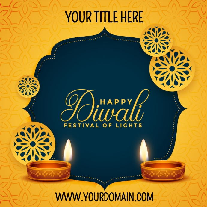 Diwali Template | PosterMyWall