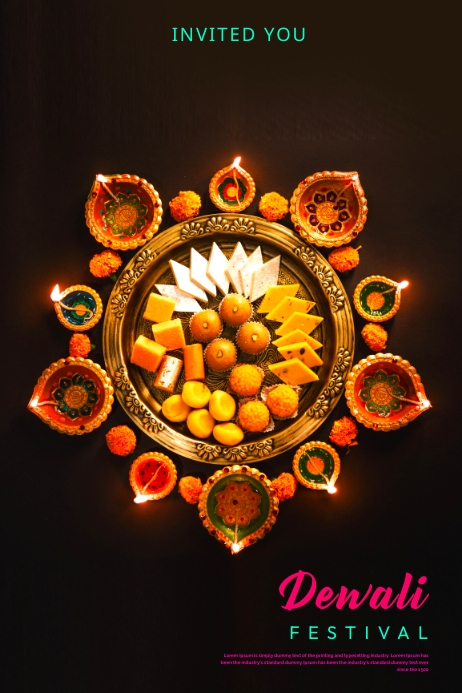 Diwali Template | PosterMyWall