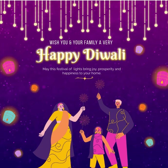 Diwali Template | PosterMyWall