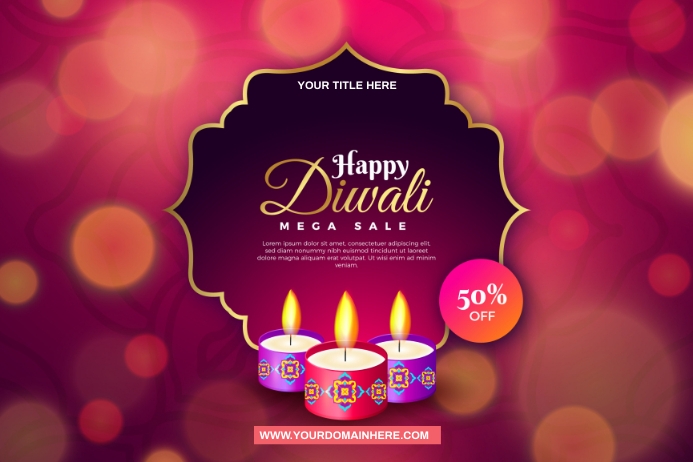 Diwali Template | PosterMyWall
