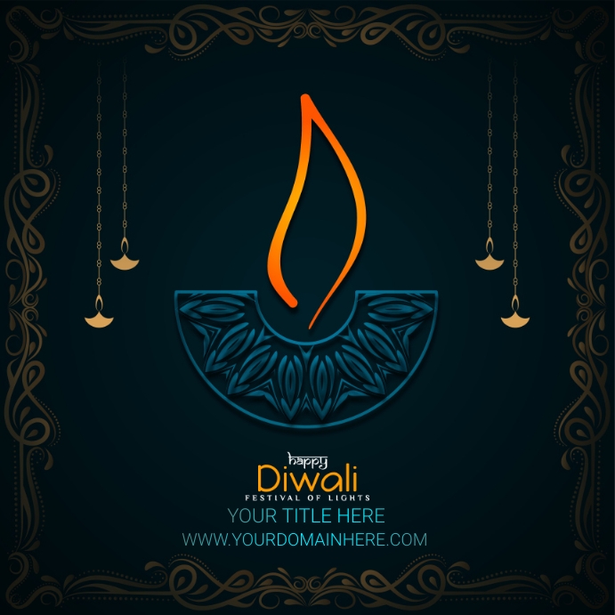 Diwali Template | PosterMyWall