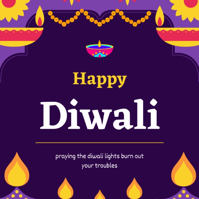 Diwali Template | PosterMyWall