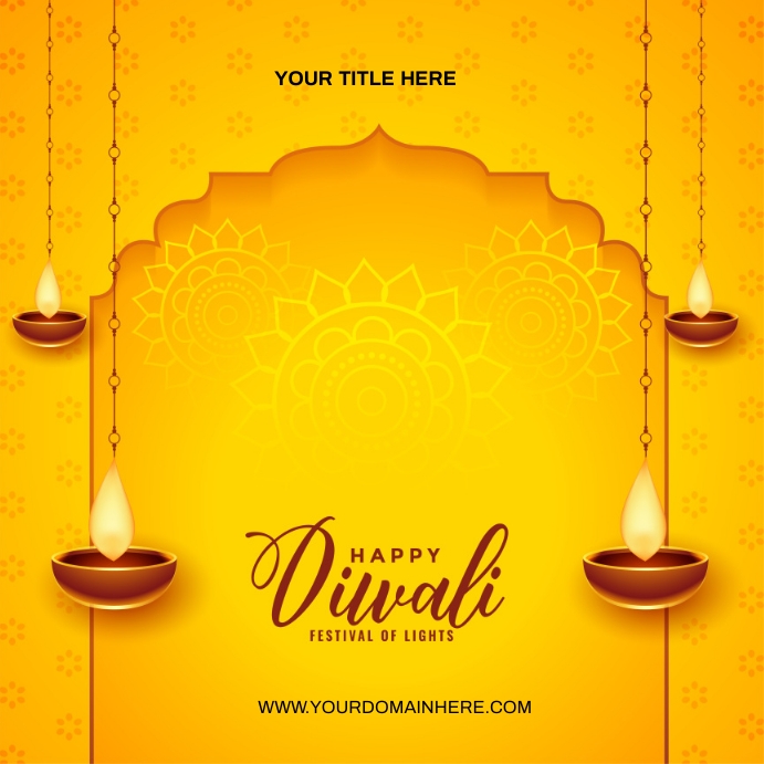 Diwali Template | PosterMyWall