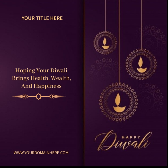 Diwali Template | PosterMyWall