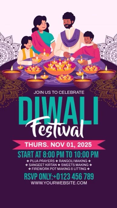 Diwali Festival Ads Template | PosterMyWall