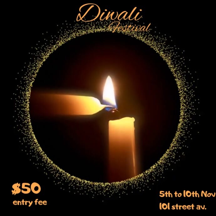 DIWALI FESTIVAL POST Template | PosterMyWall
