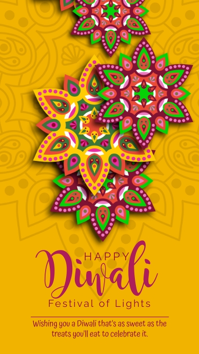 diwali greeting card template | PosterMyWall